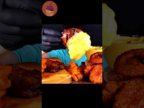 Mukbang Big Bites “Spicy jamaican grilled chicken with cheese sauce” ©️Bonggil