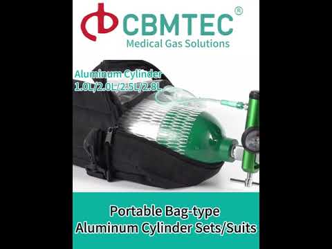 Portable Bag-type Aluminum Cylinder Sets #healthcare #medical #medicalgas #gascylinder #cylinder