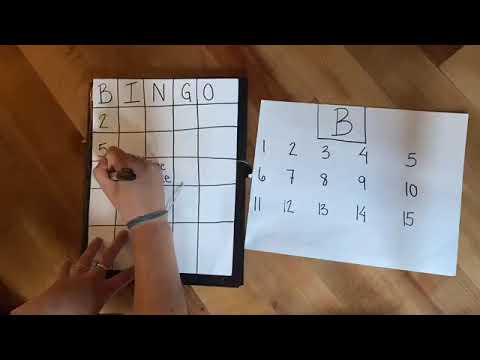 How to make a Bingo board!
