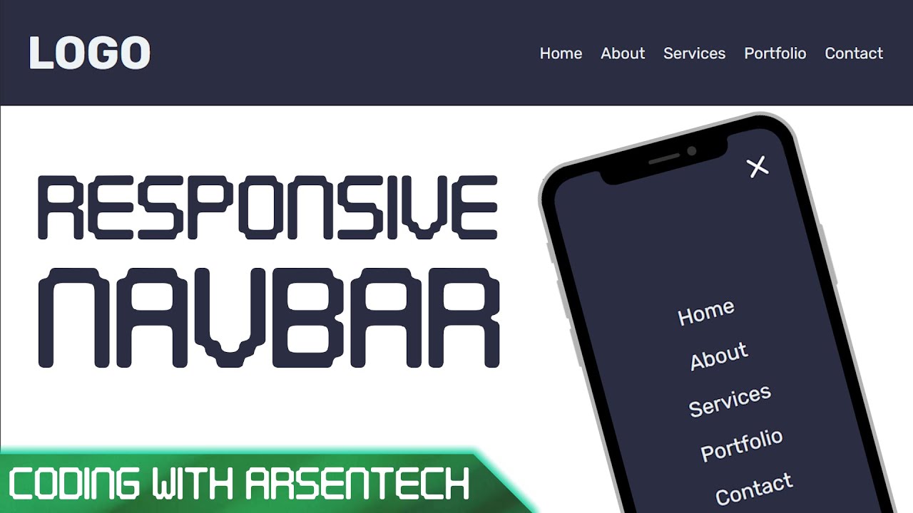 Build the Responsive Sticky Navbar using HTML, CSS & Javascript!