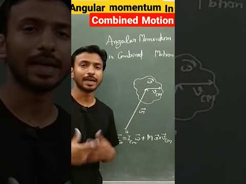 angular momentum of translation and rotation | combination of translational and rotational motion?