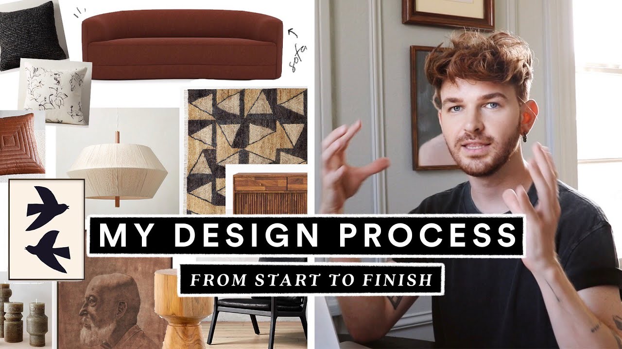 HOW TO DESIGN A ROOM FROM START TO FINISH: Mood Boarding, Furniture Selection + Concept!