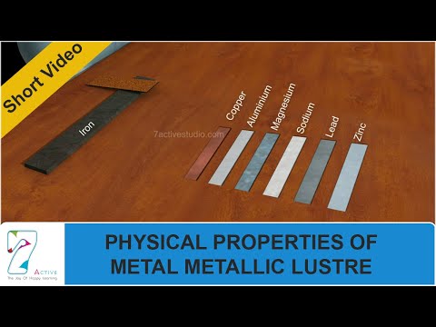 PHYSICAL PROPERTIES OF METAL METALLIC LUSTRE