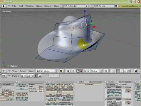 Blender Modeling Tutorial - Fedora Hat Part 2 of 2