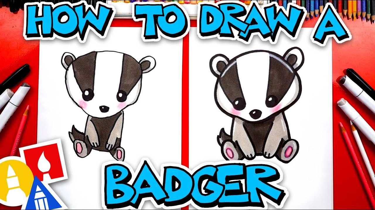 How To Draw Cartoon Badger