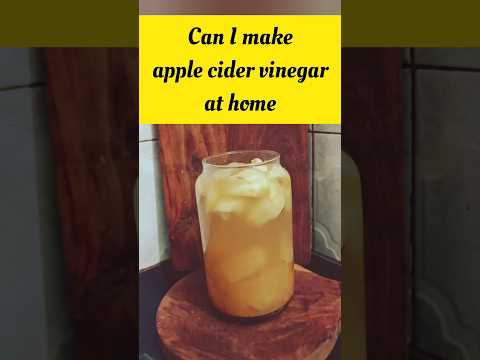 can I make apple cider vinegar at home? it's my 6th acv batch of the year #shortsfeed