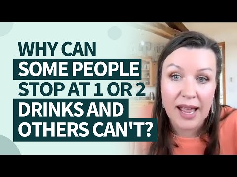 Why can some people stop at 1 or 2 drinks and others can't?