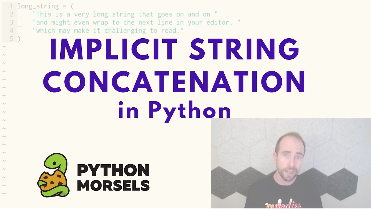 Implicit string concatenation in Python