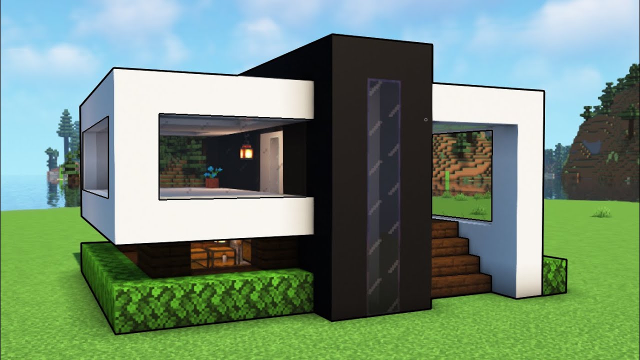 Minecraft: How to Build a Small Modern House | Tutorial - Minecraft ...