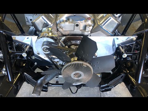 Mounting 69 Camaro front plate along with alternator and water pump