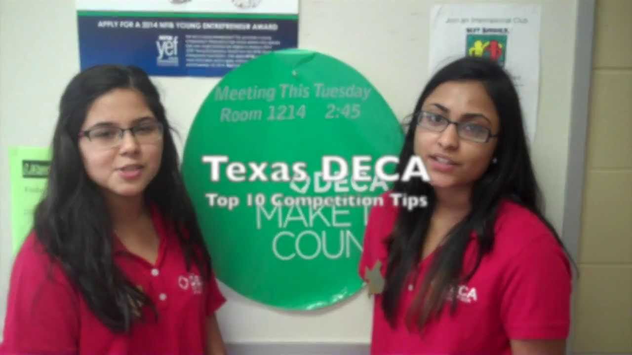 Texas DECA Top 10 Tips For Competition