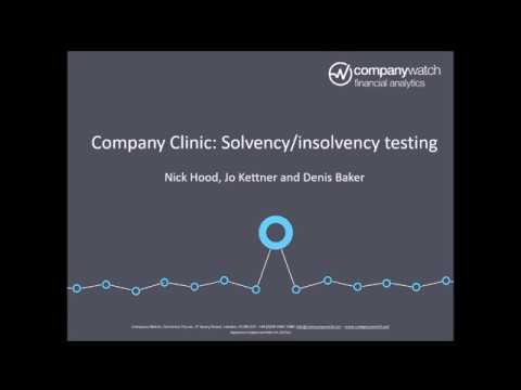 Is the company solvent or insolvent?