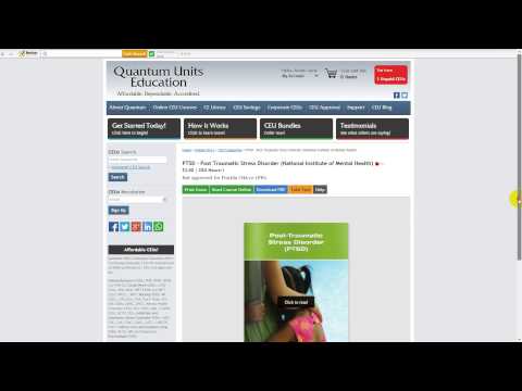 How to Take an Online CEU Course