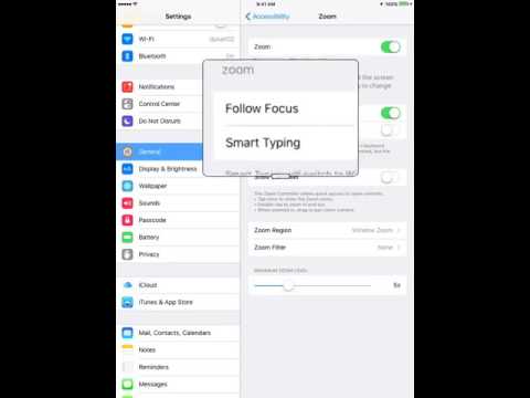 How to Enable and Disable Zoom for iPad