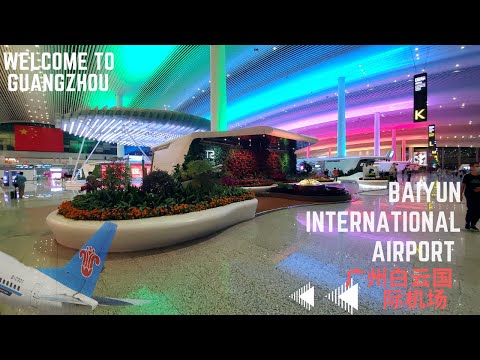 Welcome To Guangzhou Baiyun International Airport. Guangdong China's Major Transport Hub.