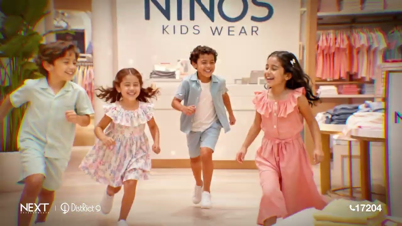 New Brand Alert: Ninos Kids Wear Joins District 9 by Next Developments.
