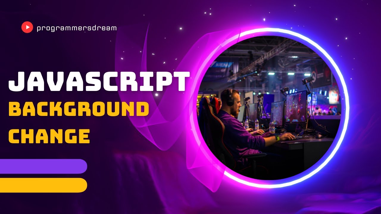 How do I change the background color with JavaScript #html  #css #javascript`