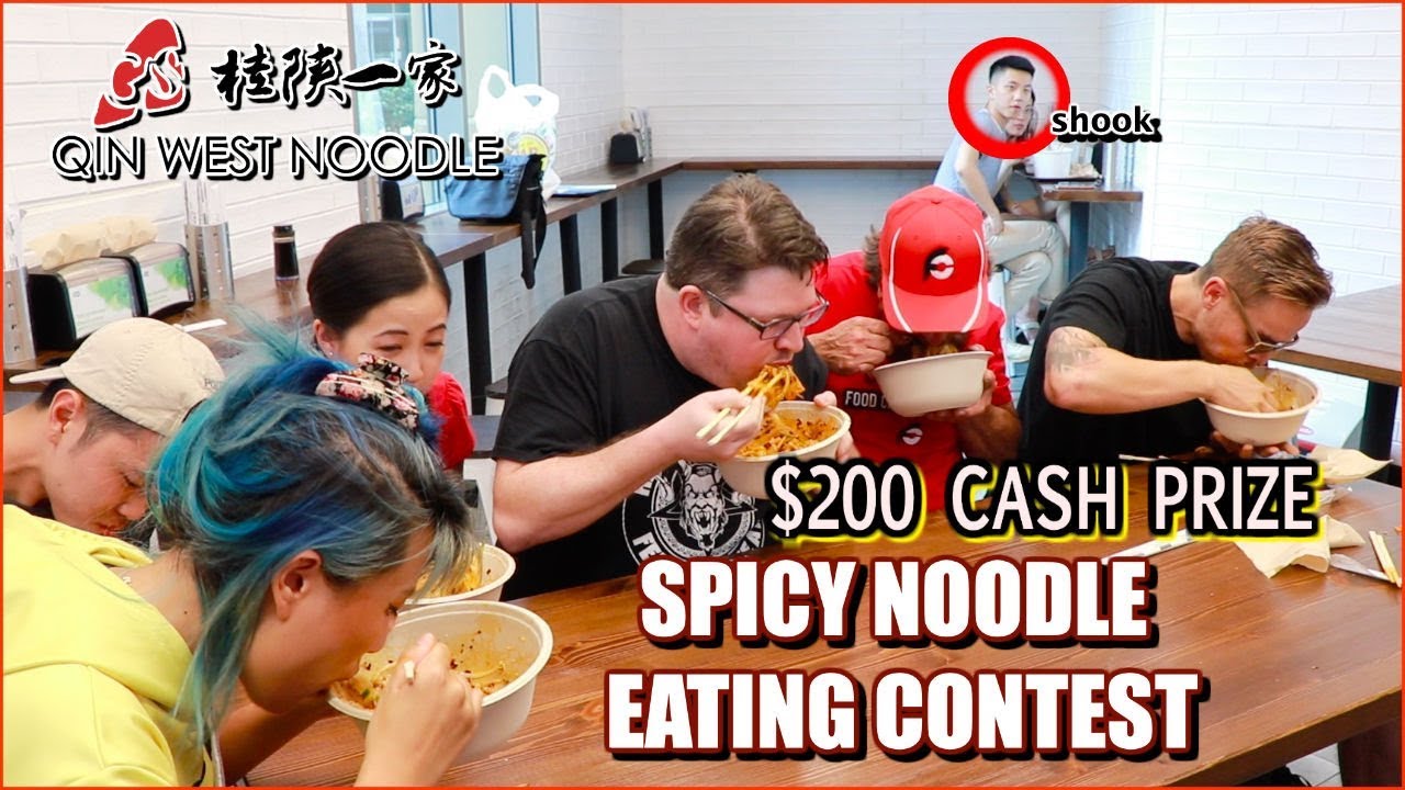 HADIAH UANG TUNAI $200 - LOMBA MAKAN MIE PEDAS di Qin West Noodle #RainaisCrazy