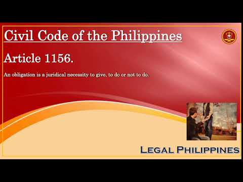 What Is An Obligation? | Obligation Meaning | Civil Code Article 1156