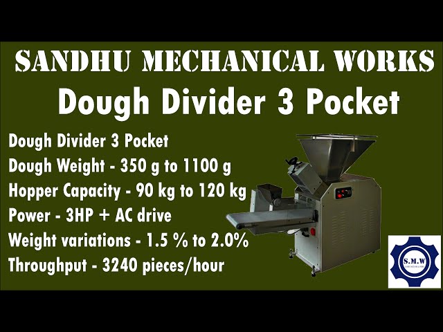 Dough Divider Machine - 2 Pocket Dough Divider Machine Manufacturer ...