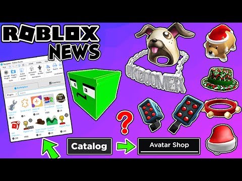 ROBLOX NEWS: Catalog Renamed to "Avatar Shop," Christmas UGC Items, Plugin Marketplace & LEAKS!
