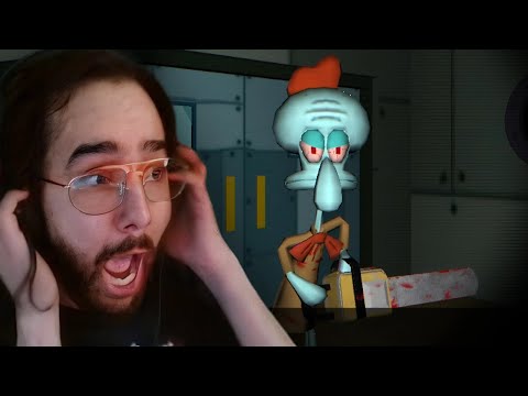 Unc's getting scared of cartoon characters 😠| Tentacles Gallery (Spongebob Horror)