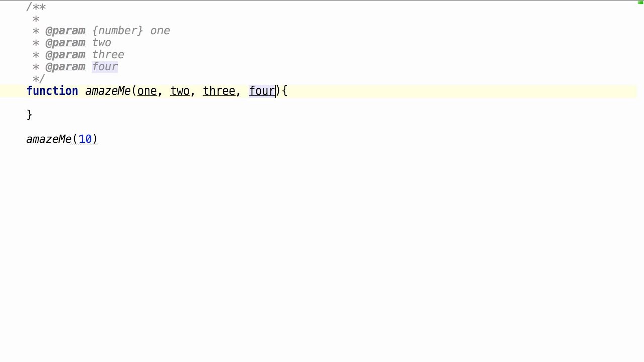 WebStorm Quick Tips: JS Documentation