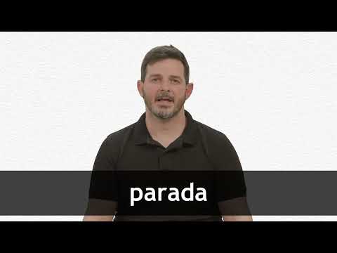 How to pronounce PARADA in European Spanish