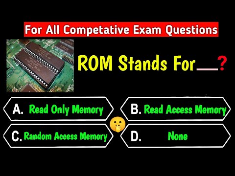 ROM Stand For _____? || computer science || quiz for competitive exams || general knowledge