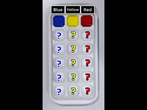 How to Create New Colors Using Blue, Yellow & Red Colors | Make a New Color | Color Mixing Recipes