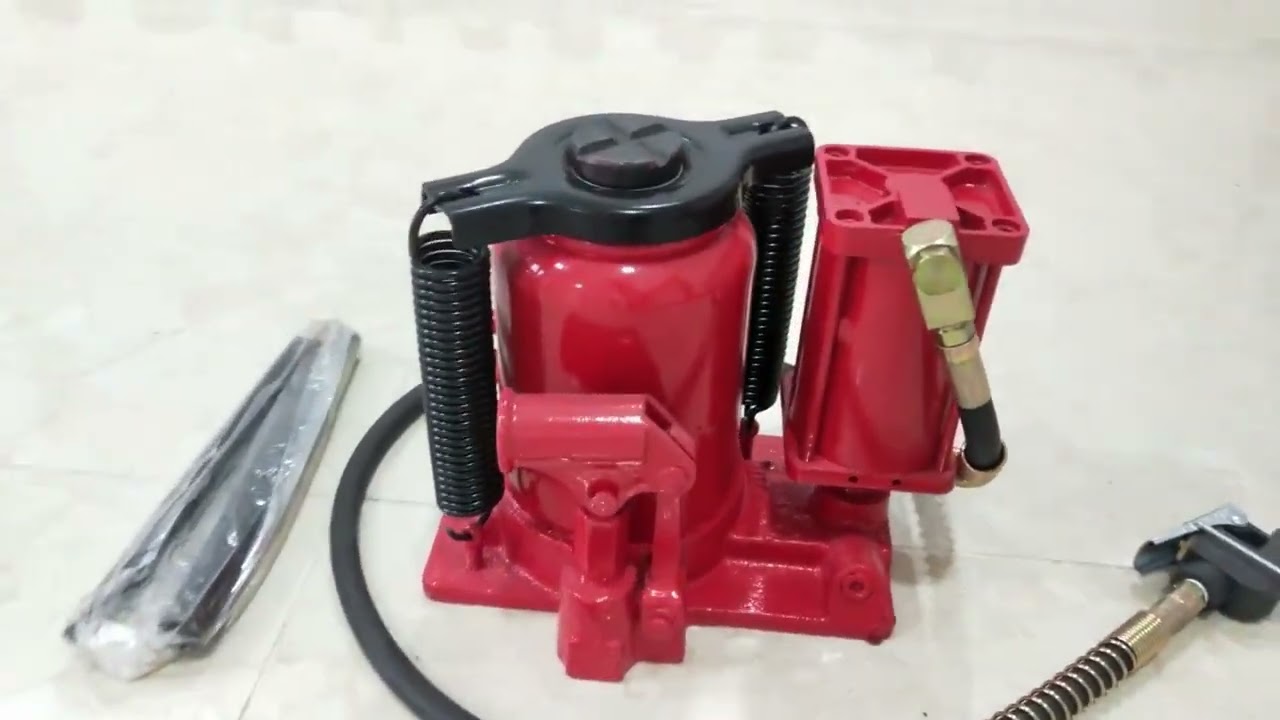 12 Ton Air Hydraulic Bottle Jack TLD02-A312 - Unboxing & Review! 🛠️