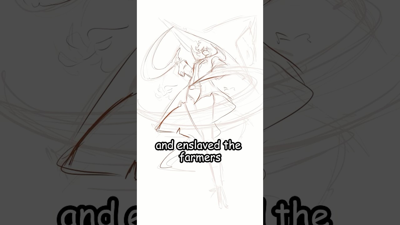 Drawing a Scarecrow witch