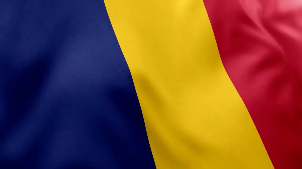 CHAD - Waving Flag Loop 4K