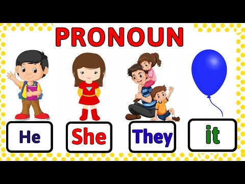 Pronoun | pronoun for class 1 | Pronoun definition | Pronoun for kids | pronoun in english grammar