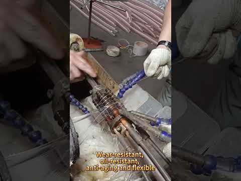 PU tube body + high-strength steel wire spiral winding structure