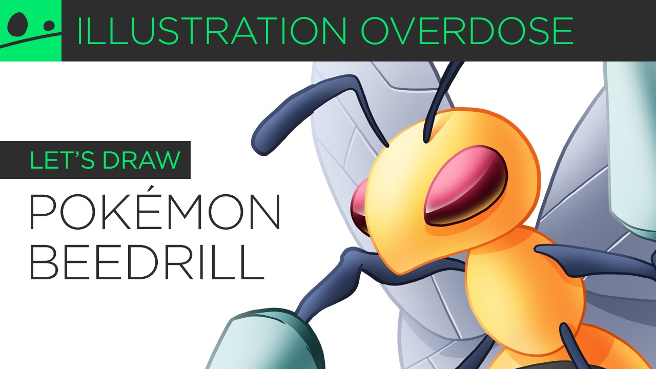 Let's Draw Pokemon 015 - Beedrill
