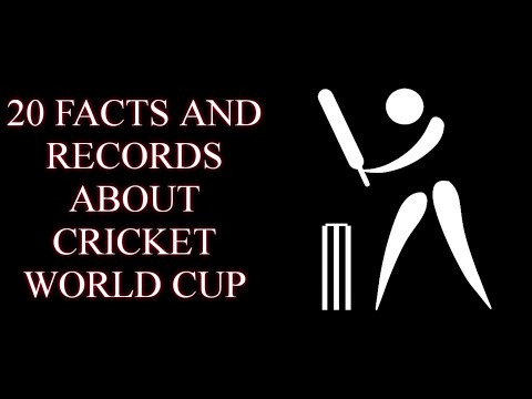 20 Facts and Records about Cricket World Cup