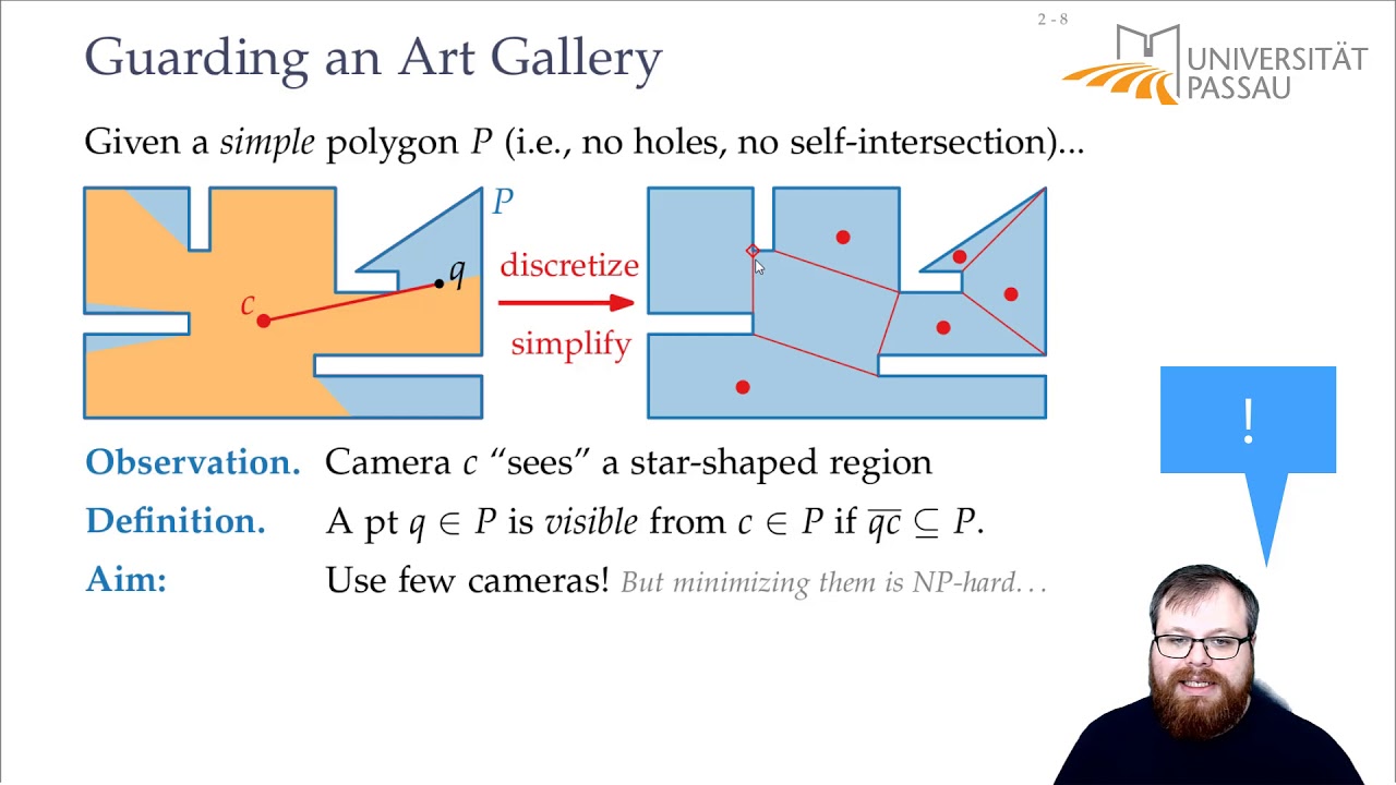 The Art Gallery Problem and Polygon Triangulation (1/4) | Computational Geometry - Lecture 03