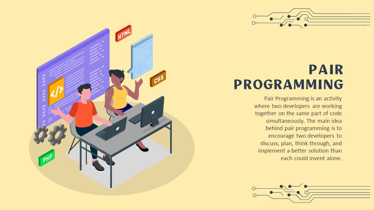 Pair Programming Animated PPT Template