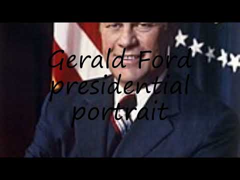 How to pronounce Gerald Ford presidential portrait in English?