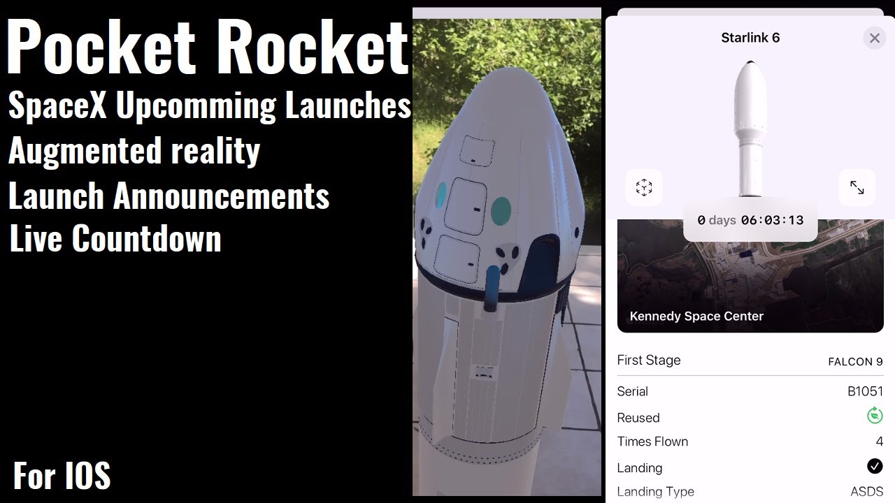 Pocket Rocket - The SpaceX IOS App