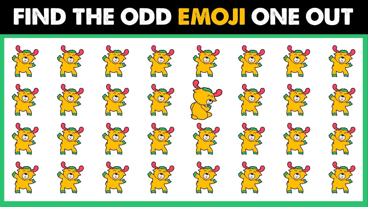HOW GOOD ARE YOUR EYES #251 | Find The Odd Emoji One Out | Emoji Puzzle Quiz