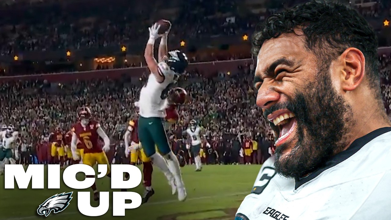Jordan Mailata Mic'd Up in SPICY NFC East CHAMPIONSHIP WIN vs Commanders