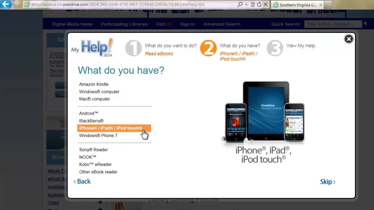 My Help OverDrive tutorial