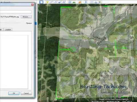 Topographic Map Overlay In Google Earth
