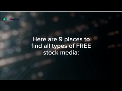 #TuesdayTips: 9 Places to Find FREE Stock Media For Video Marketing