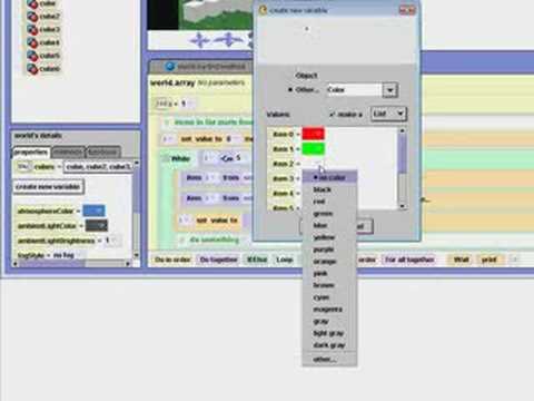 alice lists and array