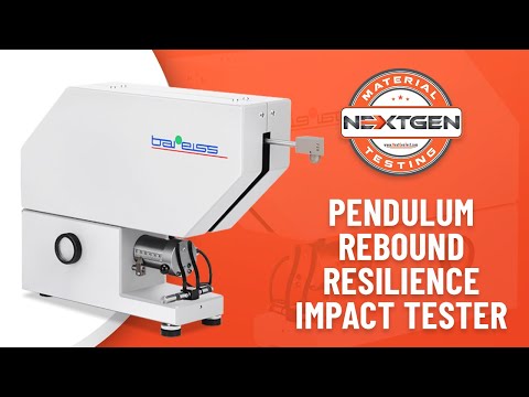 Pendulum Rebound Resilience Impact Tester | DIN53512, ASTM D1054 & ISO4662 | NextGen Inc.