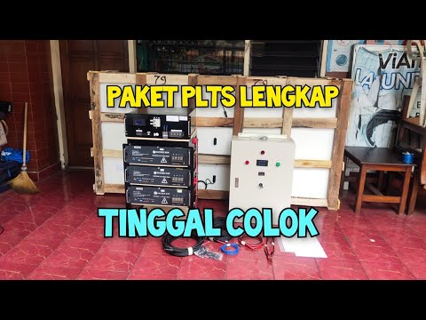 Paket PLTS hybrid off grid tinggal colok