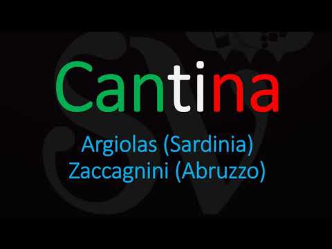 Meaning, Translation, Pronunciation of Cantina - Italian Wine Guide